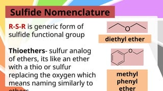 SULFIDE and Its functional groups and naming.pptx