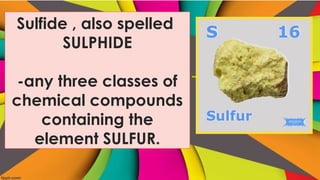 SULFIDE and Its functional groups and naming.pptx