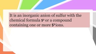 SULFIDE and Its functional groups and naming.pptx