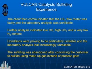 Sulfiding of Sour Shift Catalyst | PDF