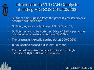 Sulfiding of Sour Shift Catalyst | PDF