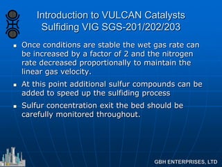 Sulfiding of Sour Shift Catalyst | PDF