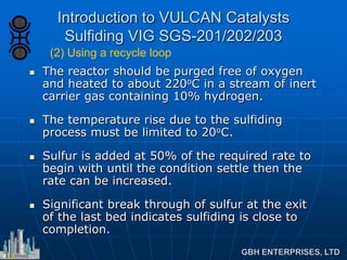 Sulfiding of Sour Shift Catalyst | PDF