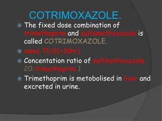 Sulfonamide & cotri | PPTX