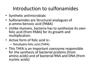 Sulfonamides | PDF | Infectious Diseases | Diseases and Conditions
