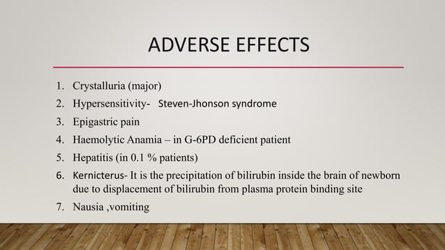 SULFONAMIDES with its classification use | PPTX