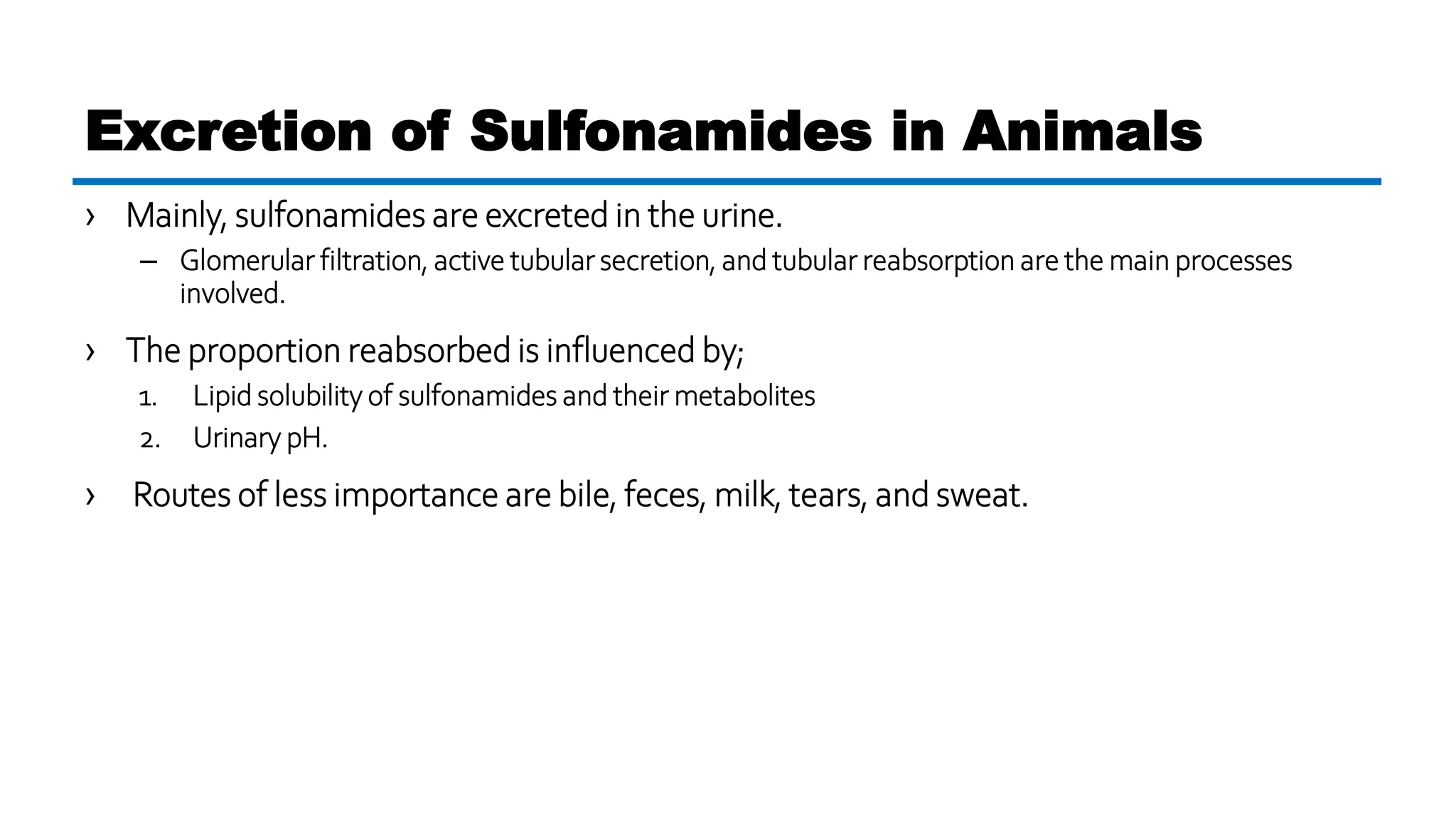 Sulfonamides and Sulfonamide Combinations Use in Animals.pptx