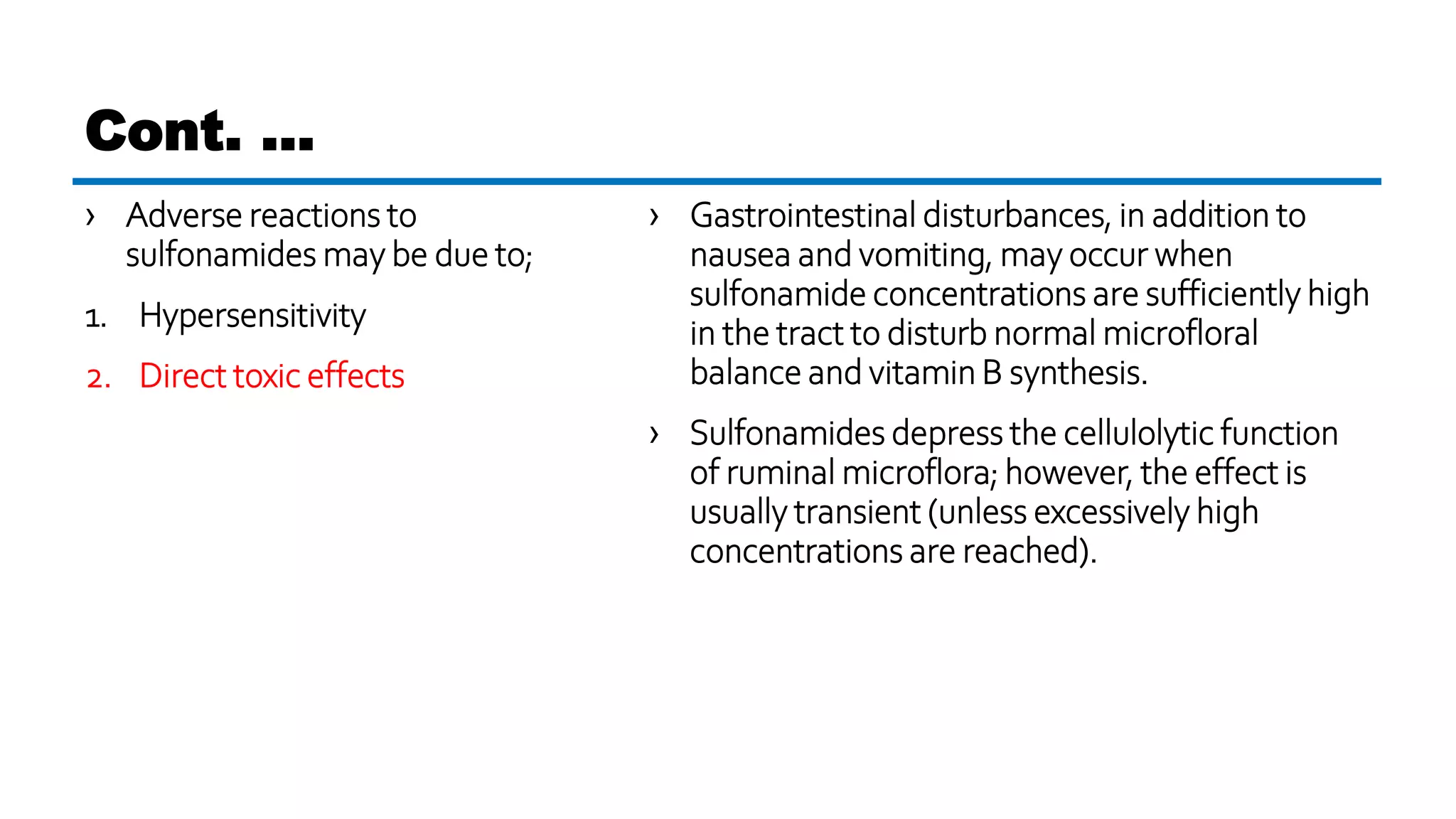 Sulfonamides and Sulfonamide Combinations Use in Animals.pptx