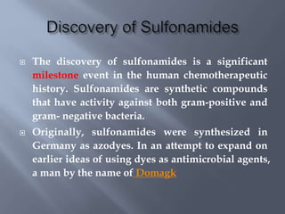 Sulfonamides and trimethoprim | PPTX