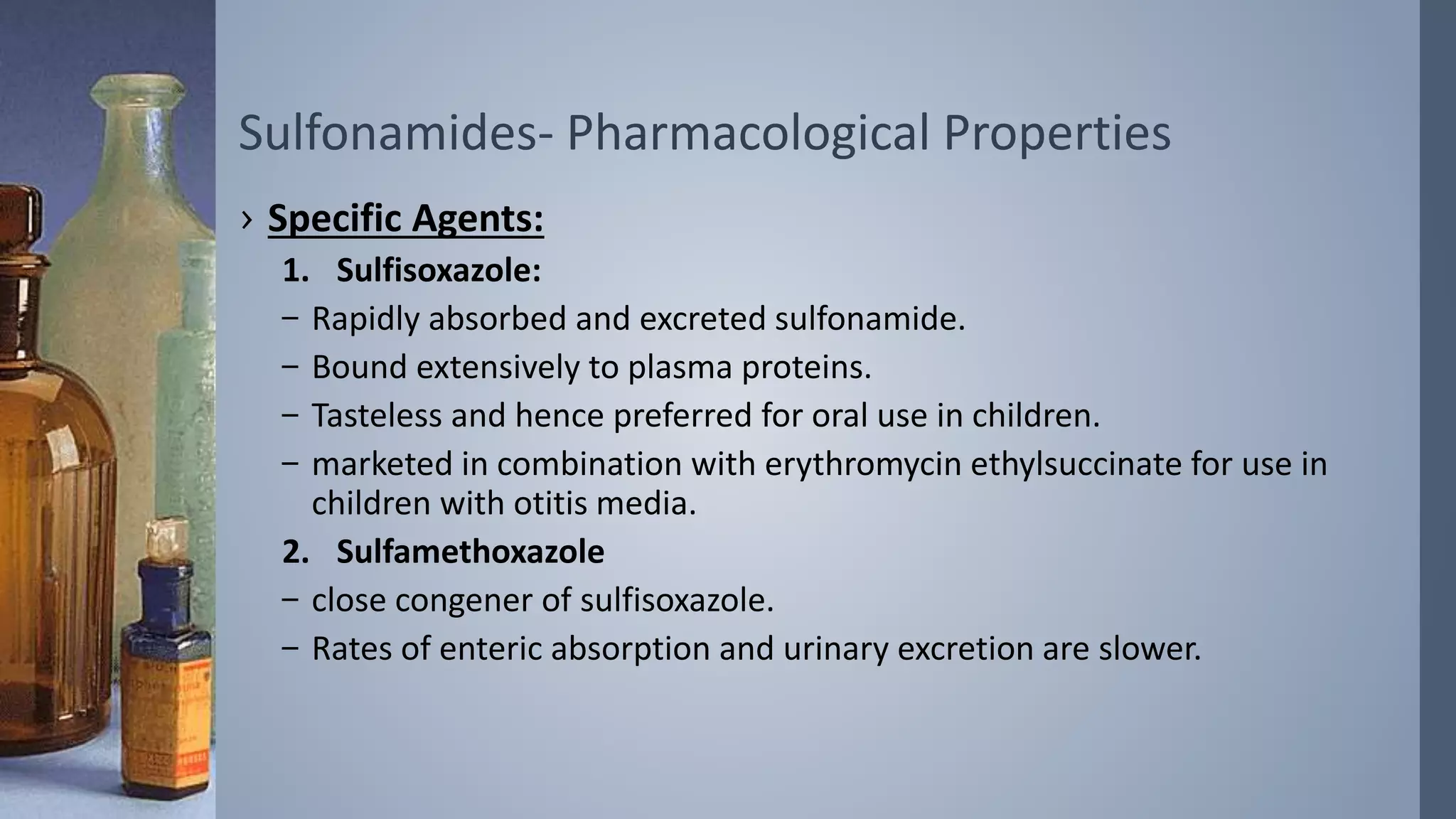 Sulfonamides & co trimoxazole | PPTX