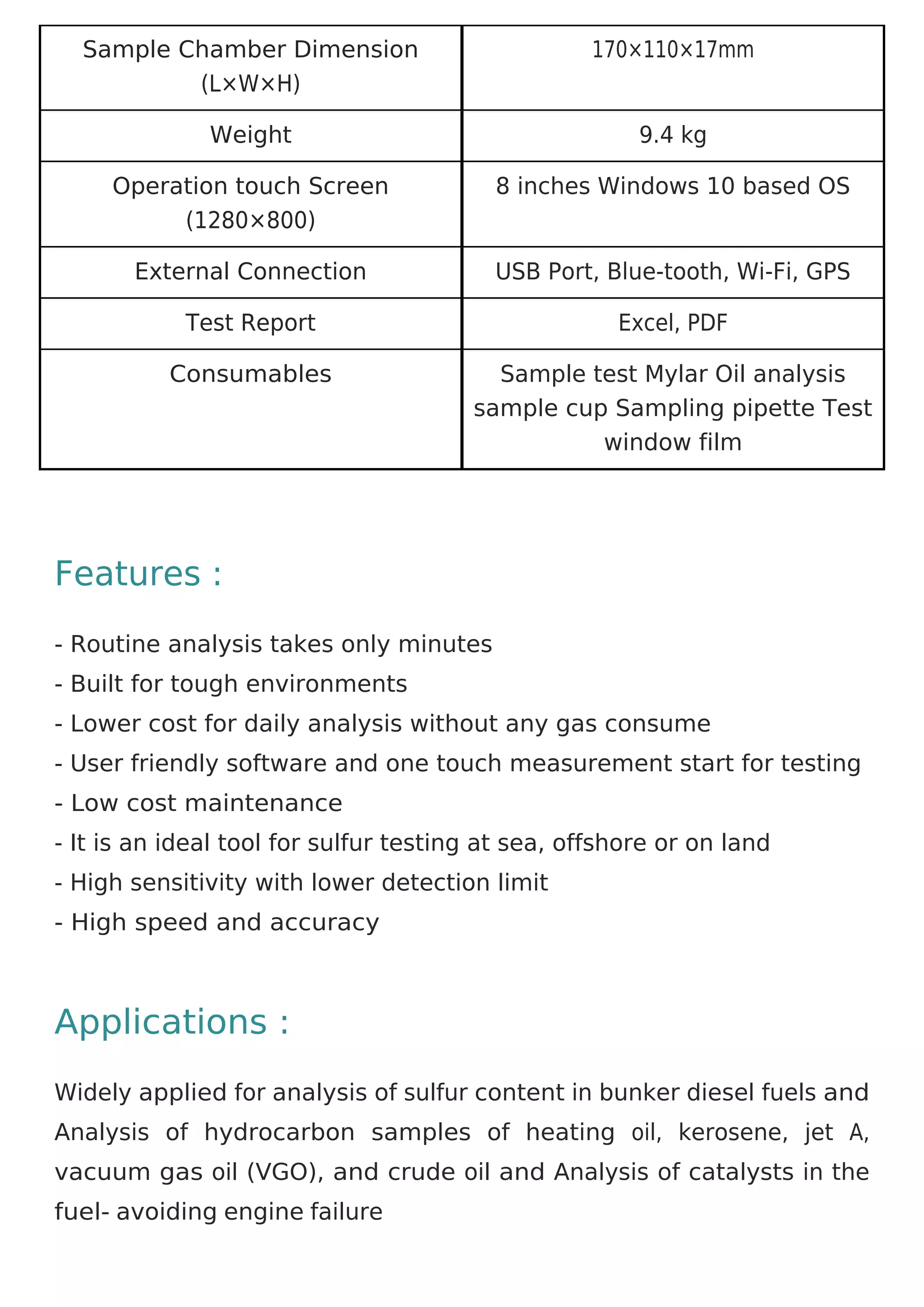 Sulfur-Analyzer | PDF