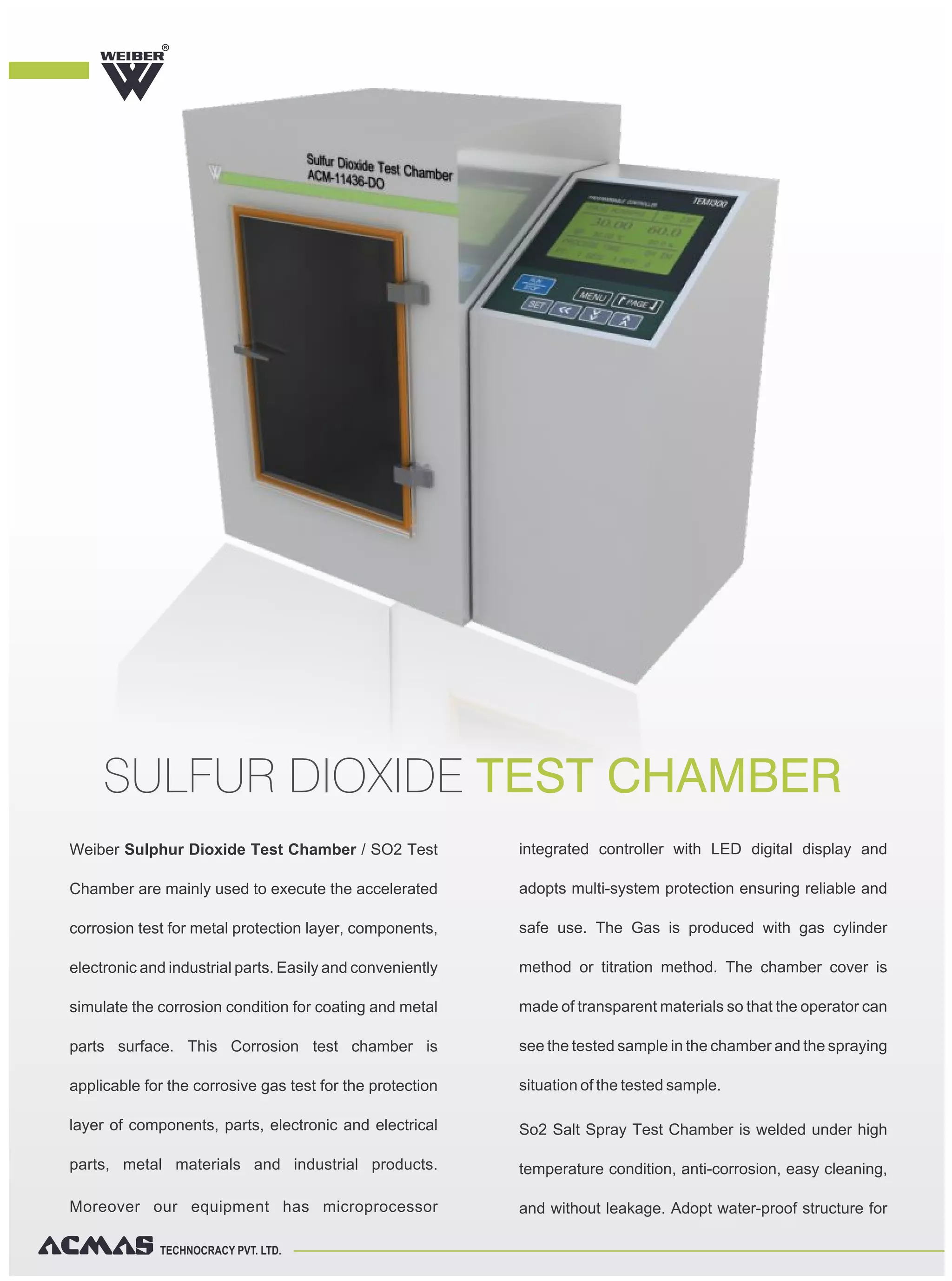 Sulfur dioxide-test-chamber | PDF