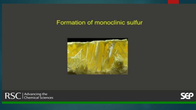 Sulfur chemistry | PPTX | Chemistry | Science