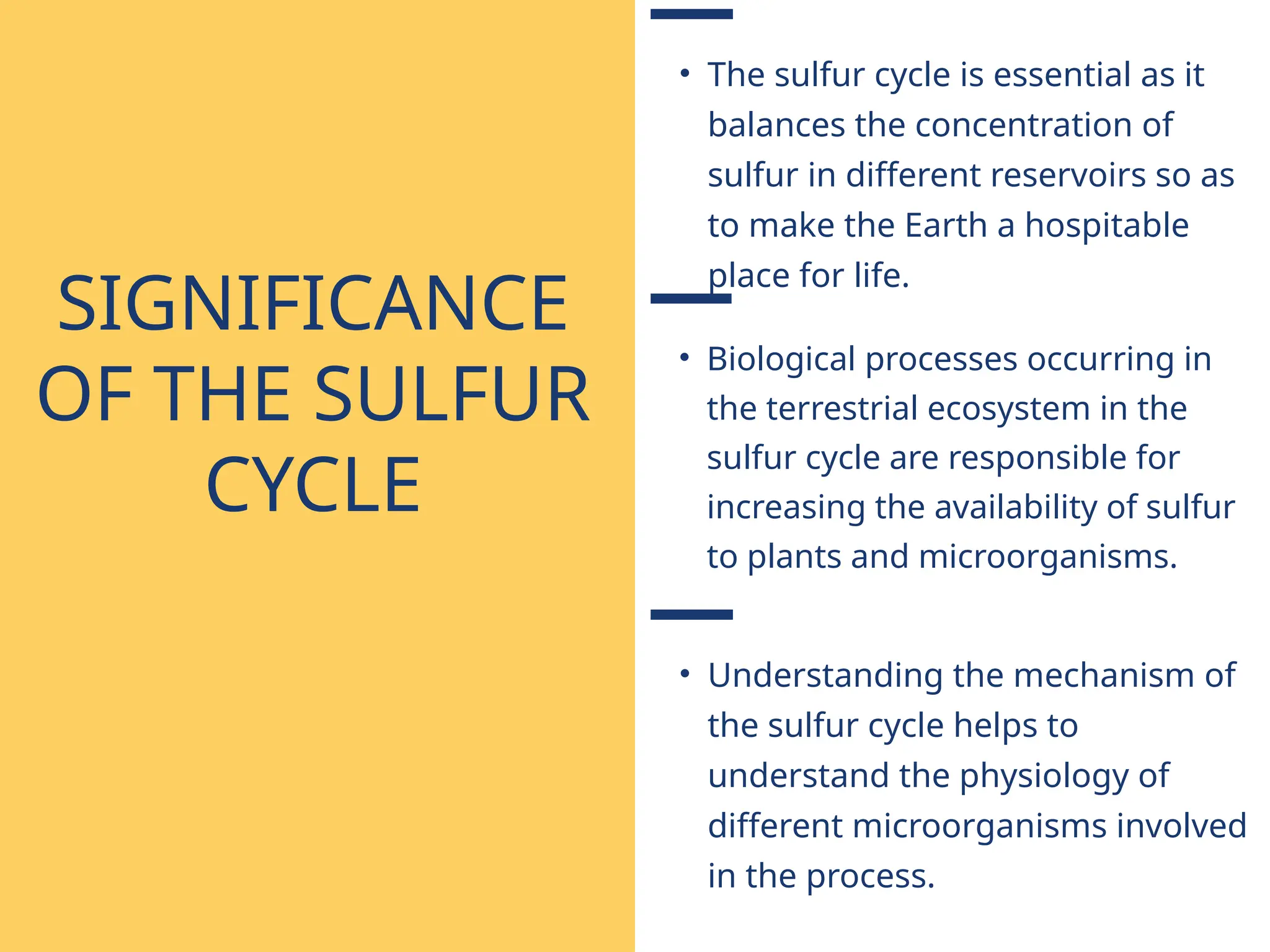 Sulfur Cycle - Definition, Composition and Importance | PPTX | Science