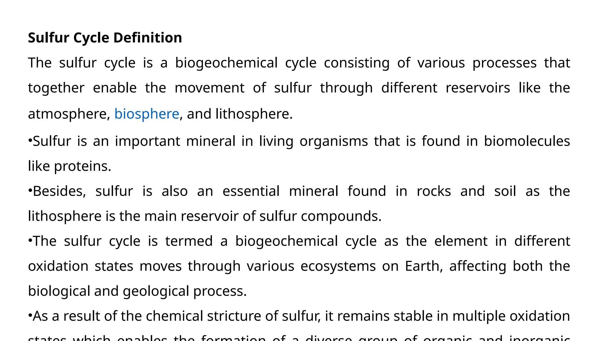 Sulfur Cycle- Definition, Steps, Examples,.pptx