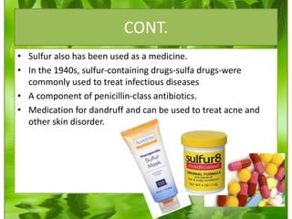 Sulfur cycle presentation | PPTX