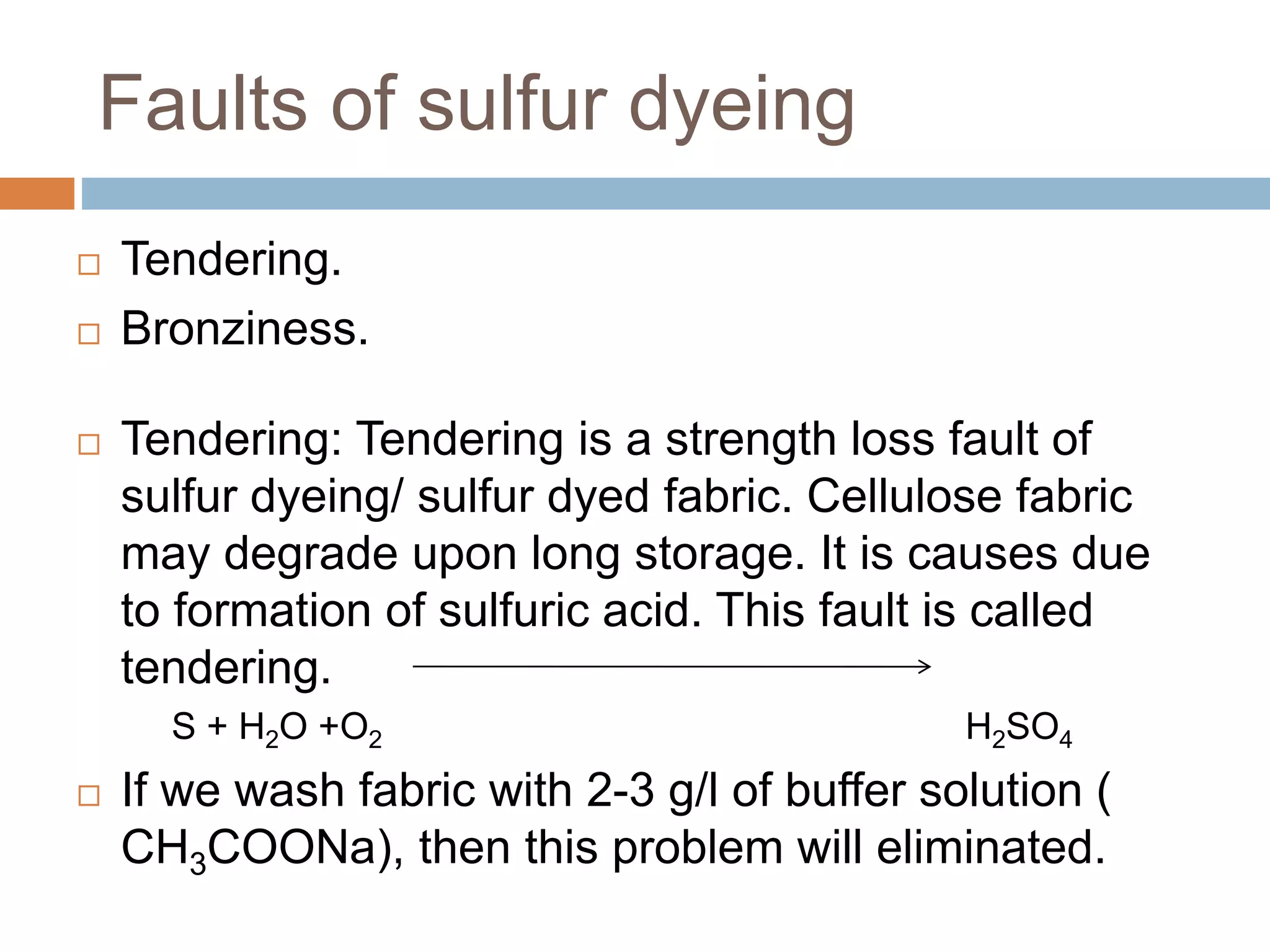 Sulfur dye Presentation | PPTX
