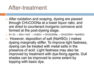 Sulfur dye Presentation | PPTX