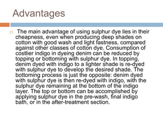 Sulfur dye Presentation | PPTX