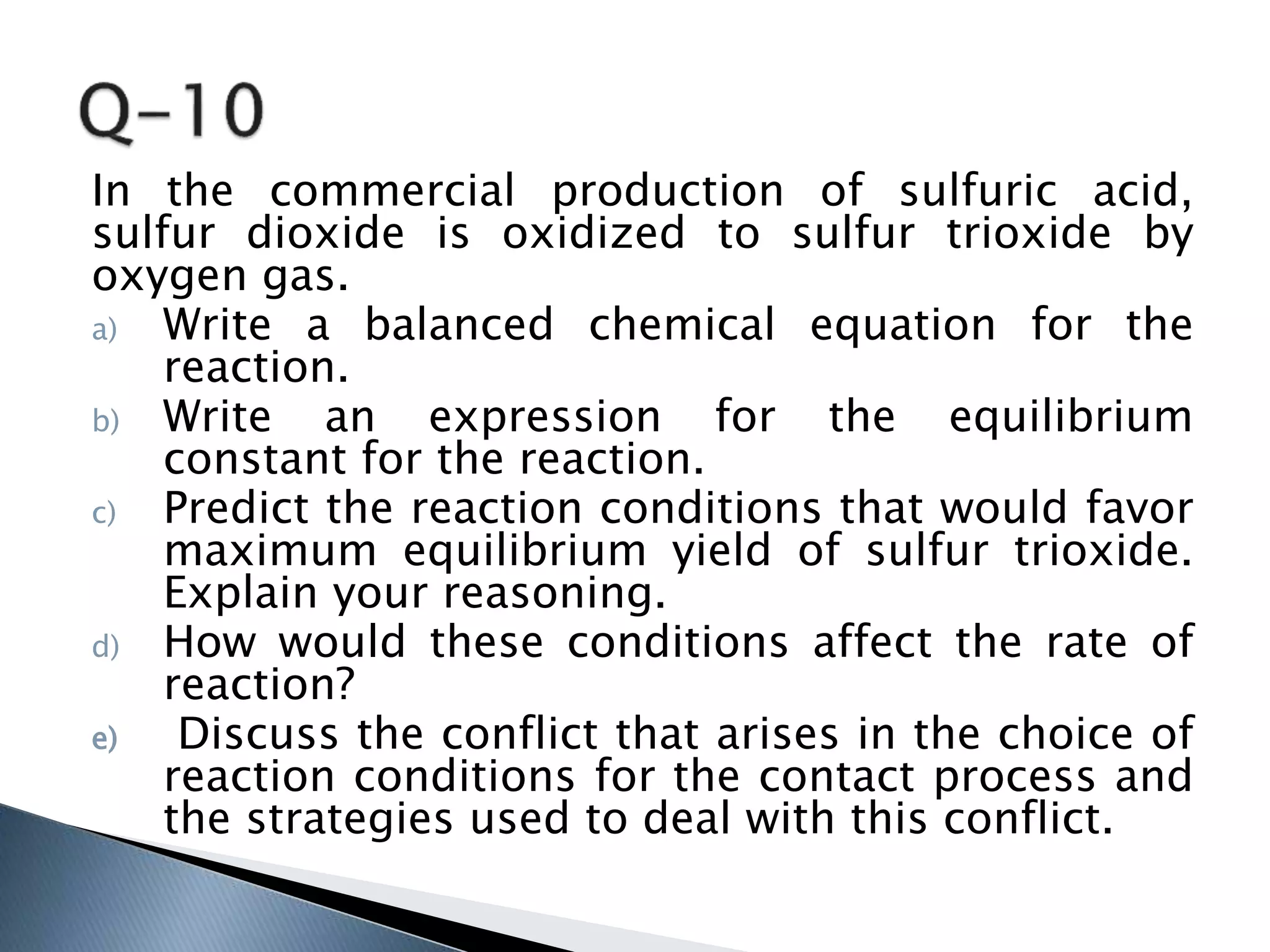 Sulfuric acid manufacturing and process flow diagram | PPTX | Chemistry ...