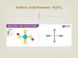 sulfuric acid presentation for Graduate Students | PPT