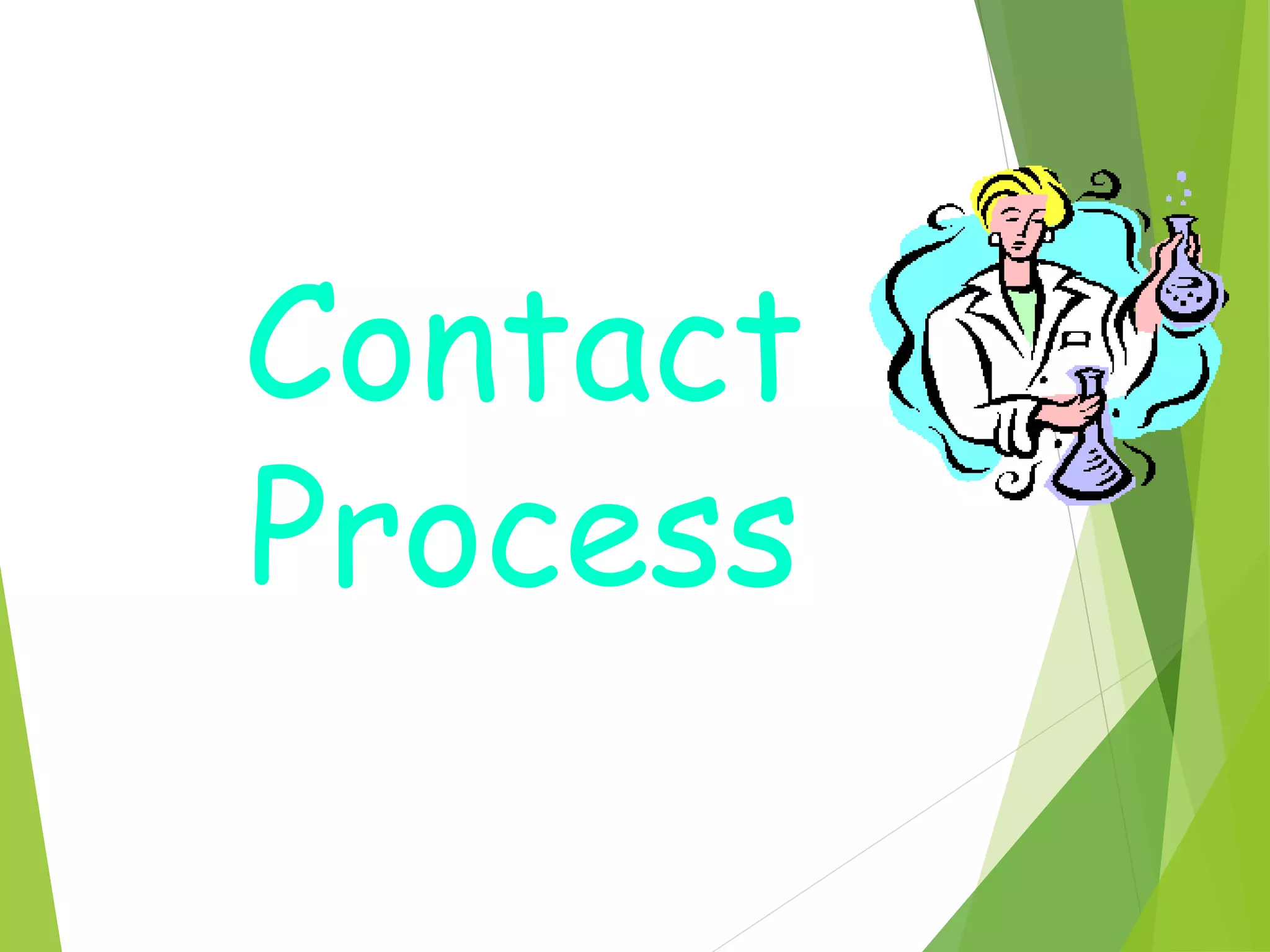 Sulfuric acid production by contact method (traditional) | PPTX