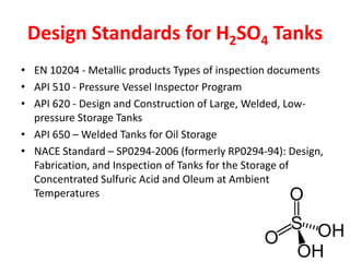 Sulfuric_Acid_Safety details about storage requirements | PPT