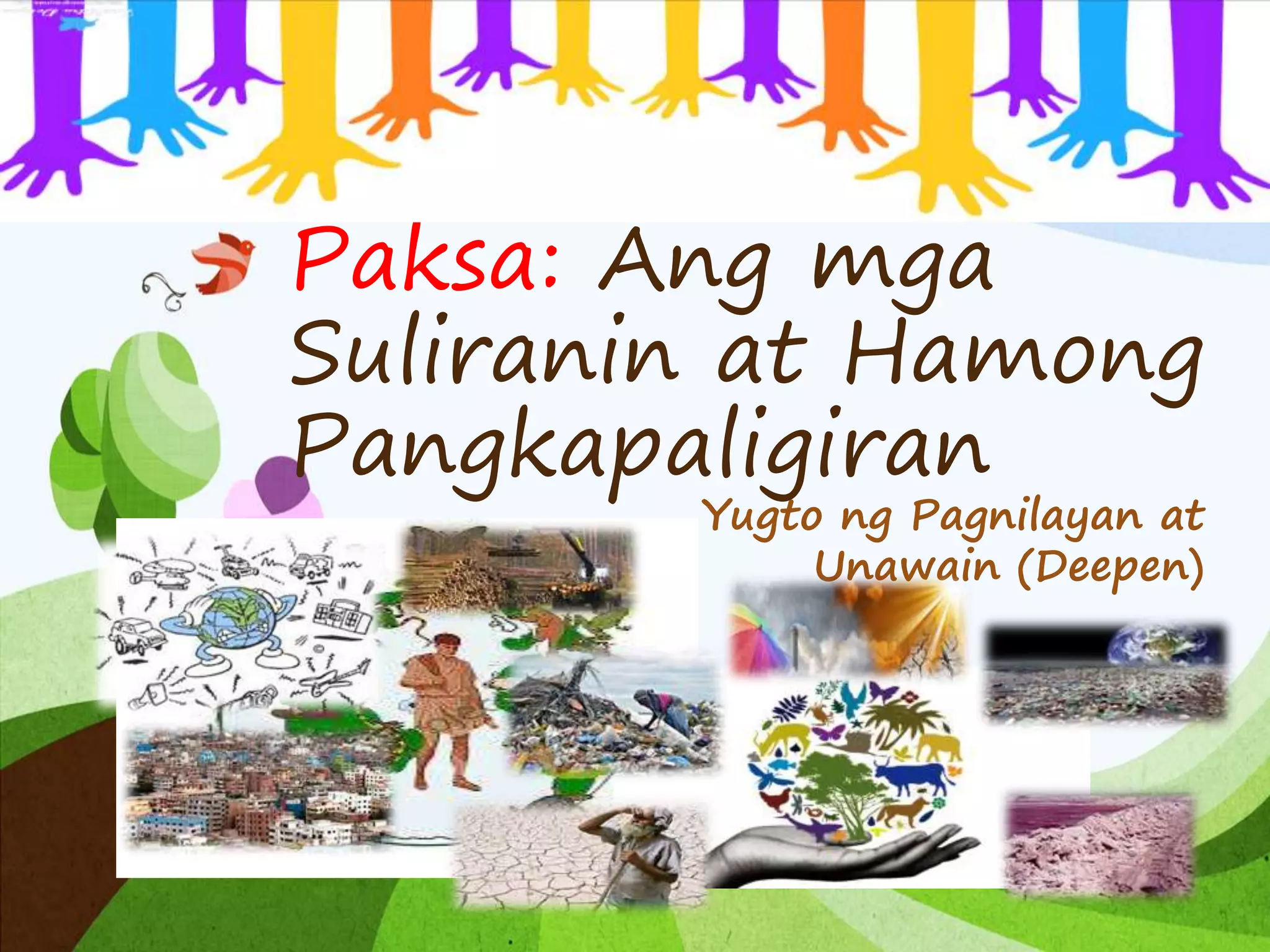 SULIRANING PANGKAPALIGIRAN WEEK 1-2.pdf | Environment | Science
