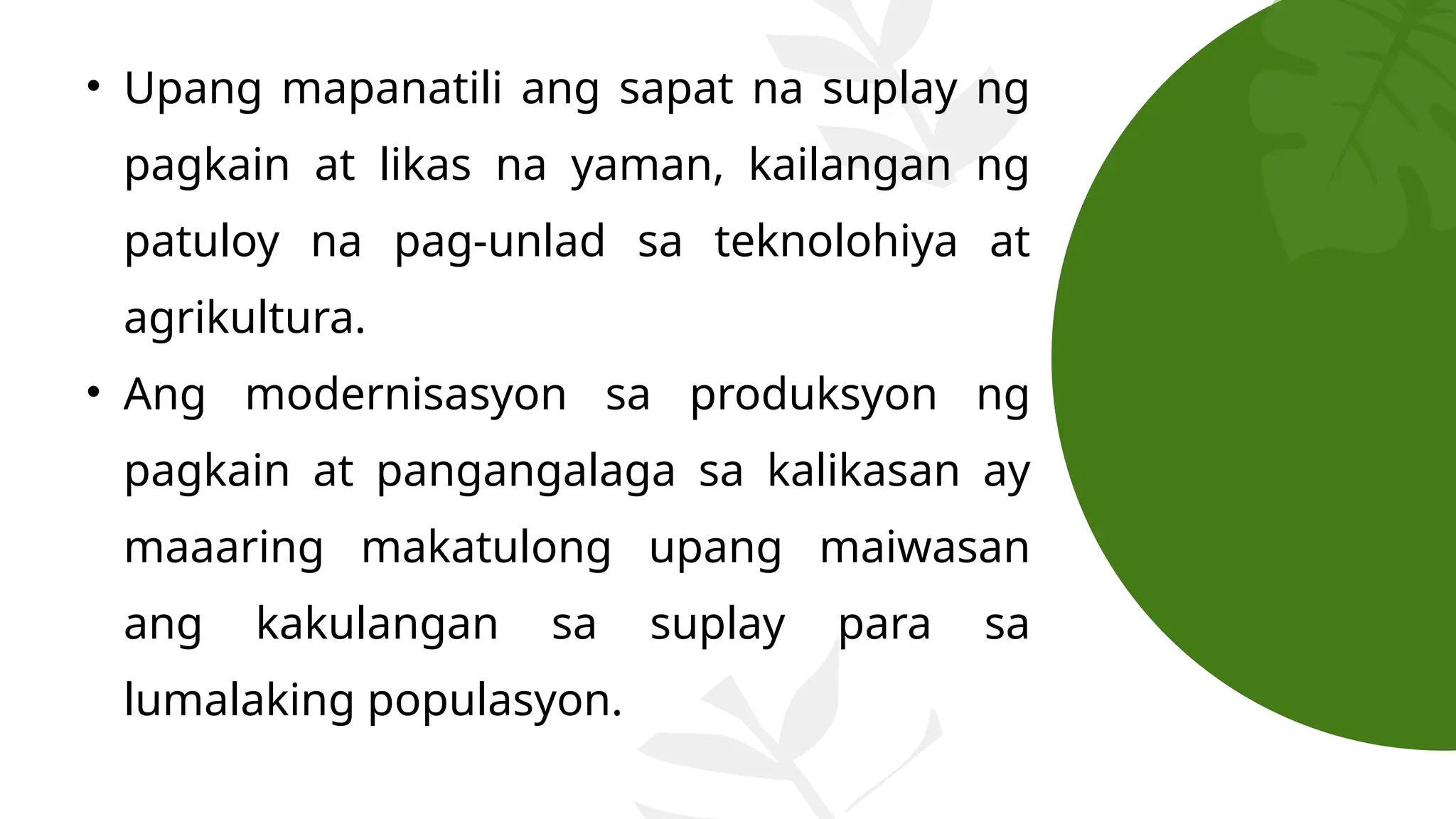 Suliranin sa Sektor ng Agrikultura (pangingisda, Paggugubat).pptx