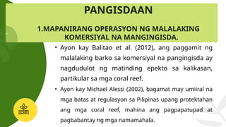 Suliranin sa Sektor ng Agrikultura (pangingisda, Paggugubat).pptx