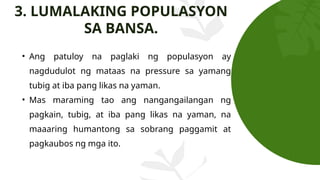 Suliranin sa Sektor ng Agrikultura (pangingisda, Paggugubat).pptx