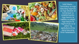 Suliranin sa solid waste | PPTX