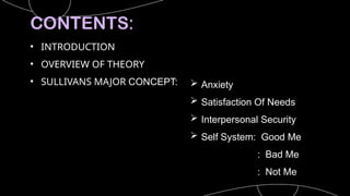 SULLIVAN'S INTERPERSONAL THEORY OF PERSONALITY DEVELOPMENT.pptx