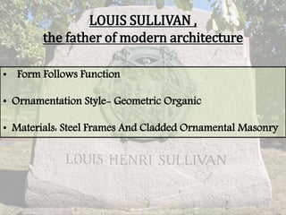 Louis Sullivan,the Wainwright building | PPTX