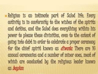 Sulod | PPTX