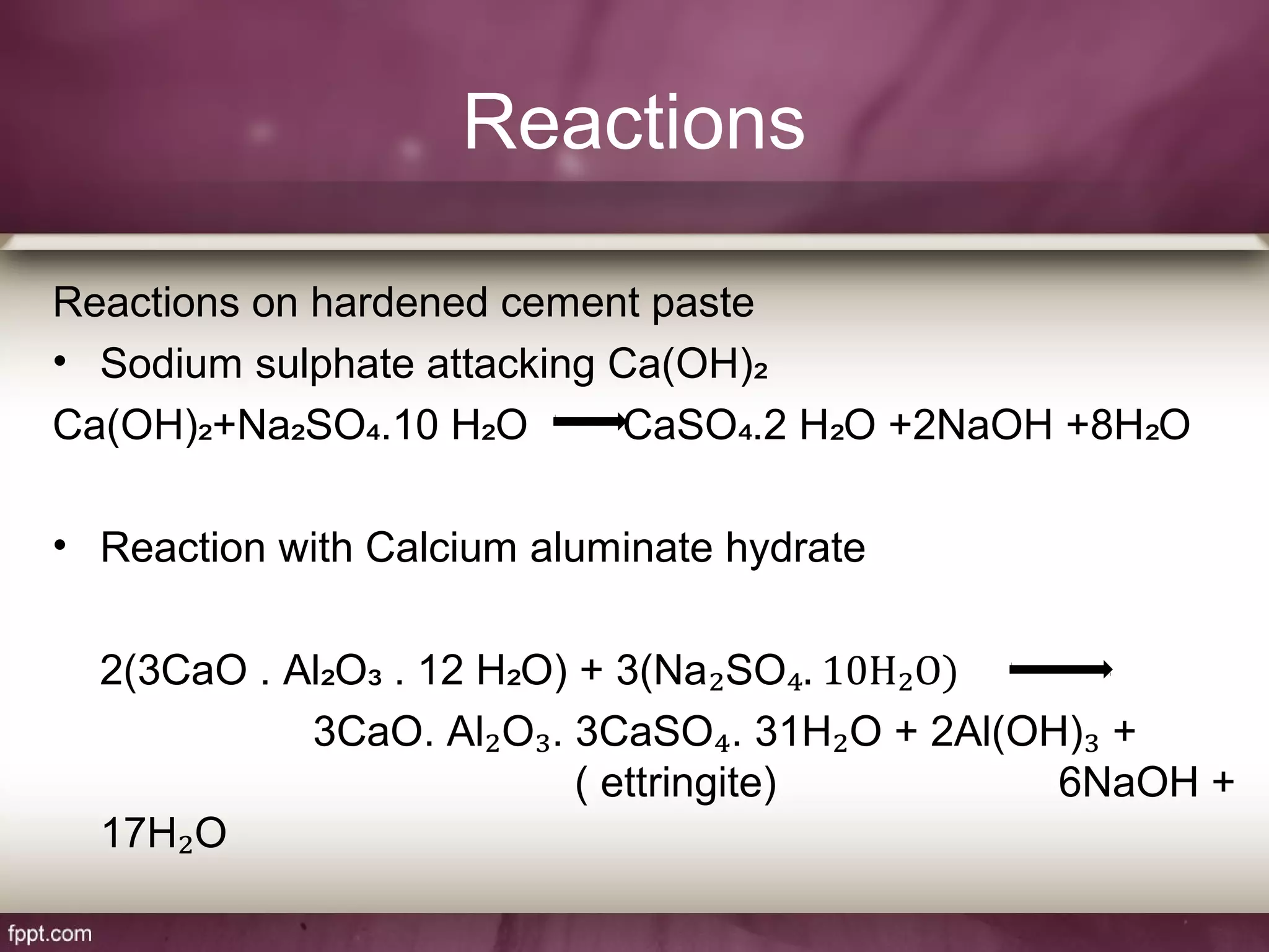 Sulphate Attack Ppt