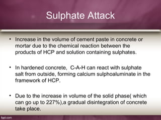 Sulphate attack | PPT