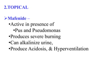 Artificial Synthetic Antimicrobial Drugs-Sulphonamide | PPT | Free Download