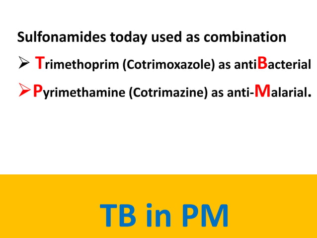 Artificial Synthetic Antimicrobial Drugs-Sulphonamide | PPT | Free Download