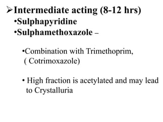 Artificial Synthetic Antimicrobial Drugs-Sulphonamide | PPT