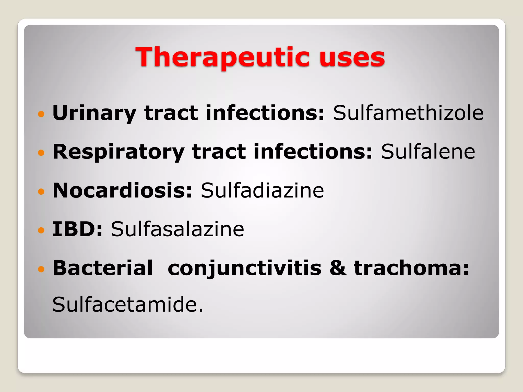 Sulphonamide | PDF