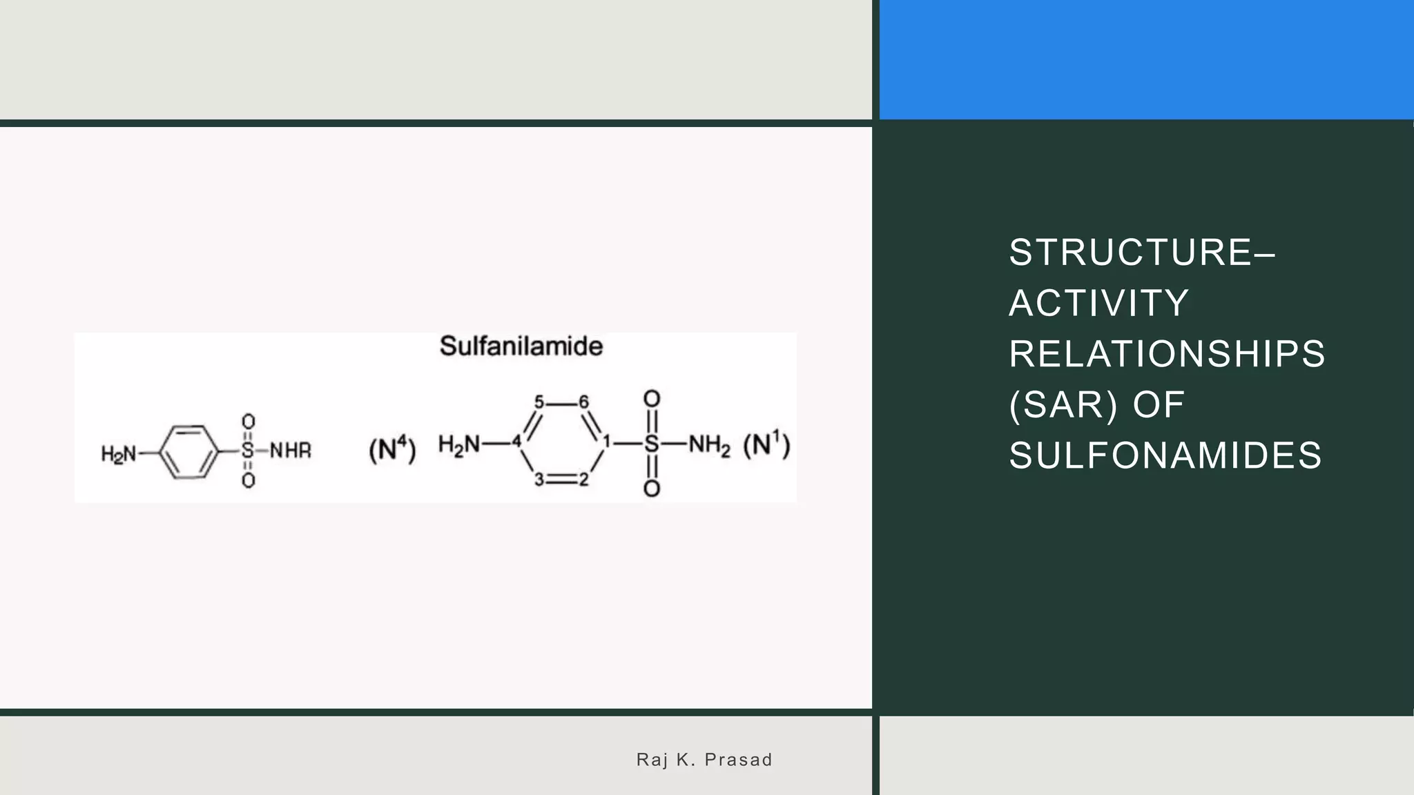 Chemistry of Sulphonamide.pptx | Pharmaceutical Drugs | Medical Health