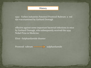 Sulphonamide ppt converted (1) | PDF