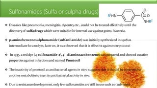 Sulphonamides | PPT