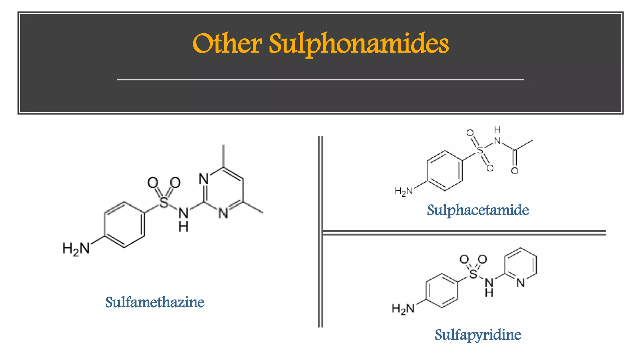 Sulphonamides and Sulfone | PPTX
