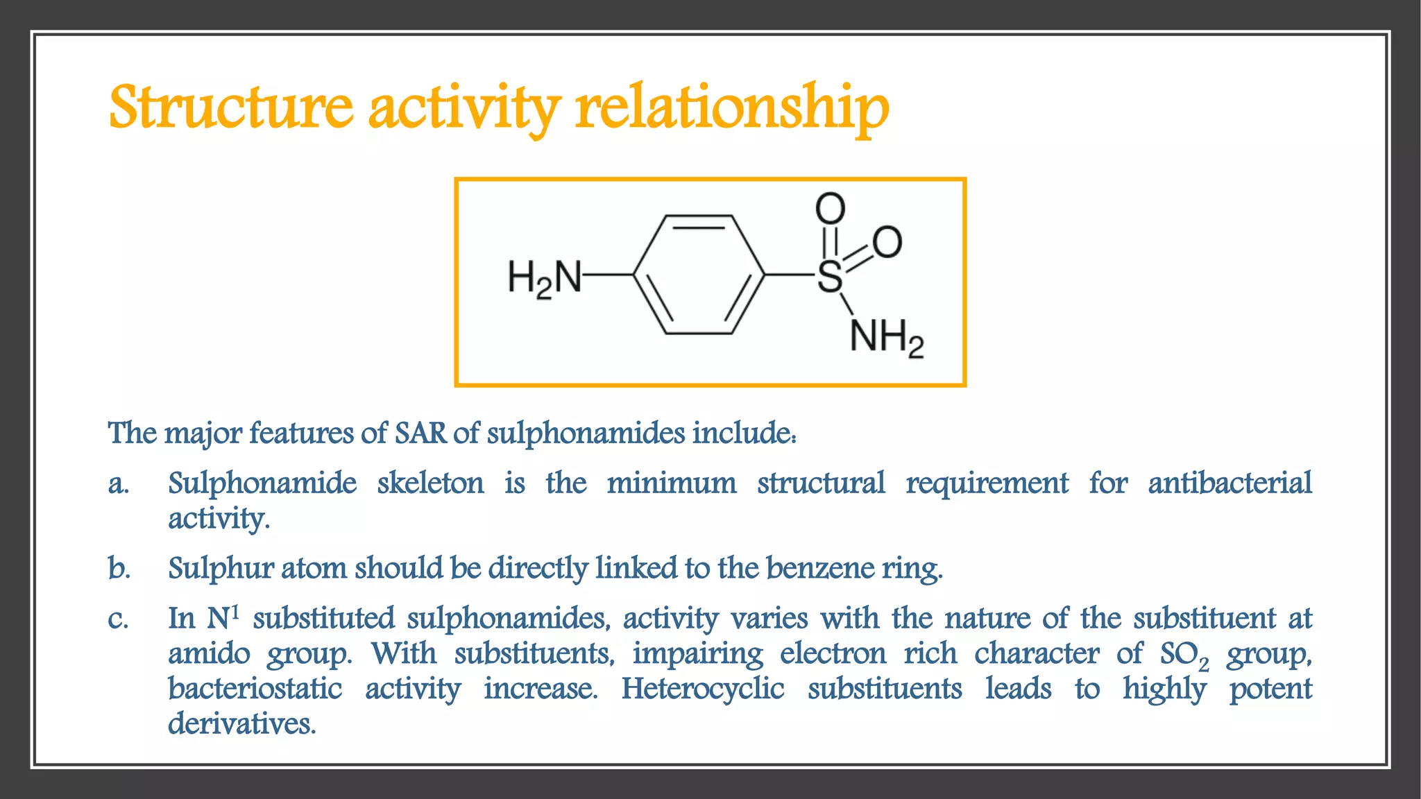 Sulphonamides and Sulfone | PPTX