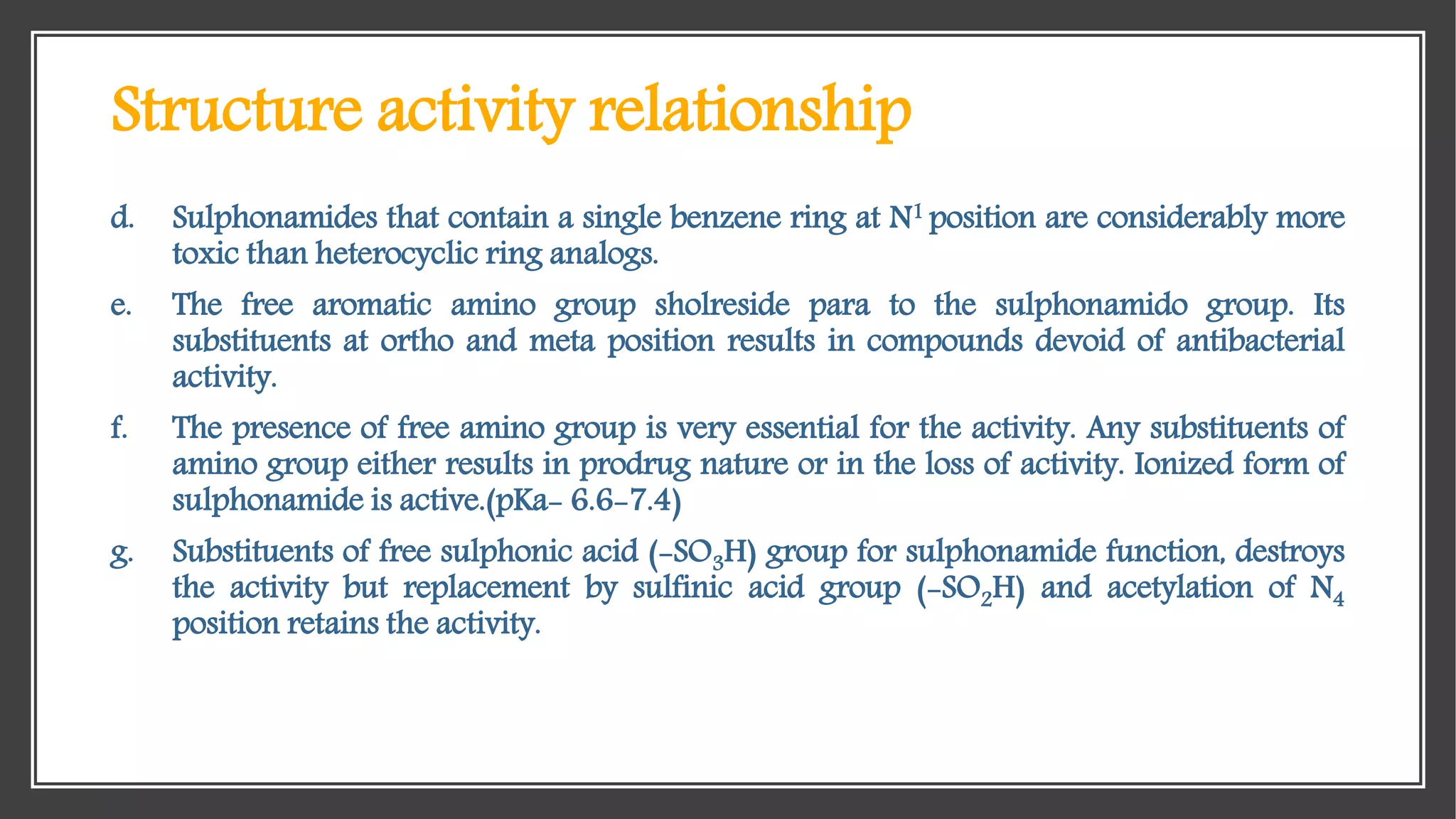 Sulphonamides and Sulfone | PPTX