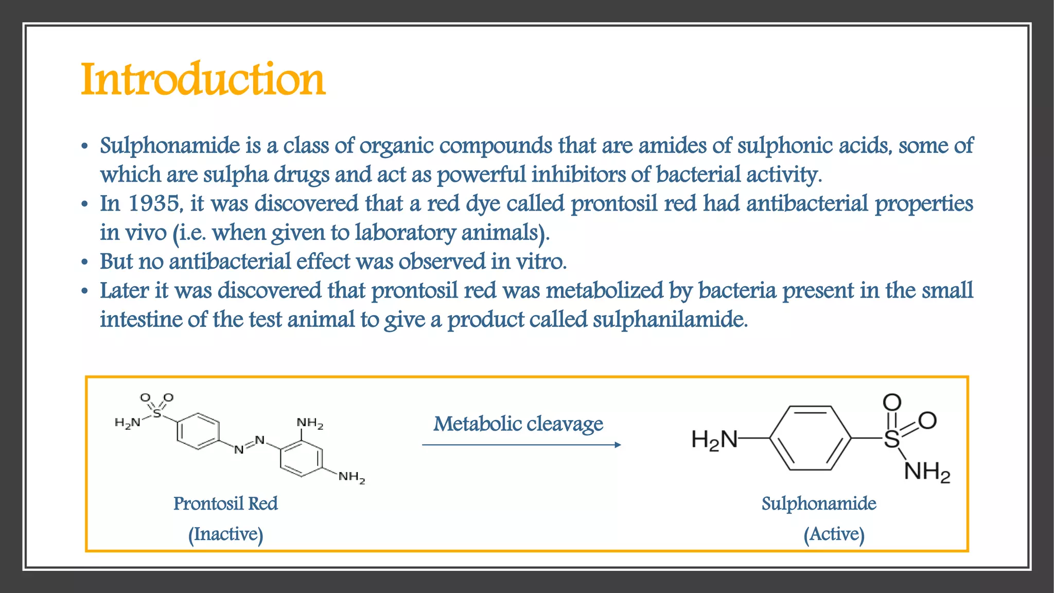 Sulphonamides and Sulfone | PPTX