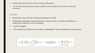 Sulphonamides | PPT