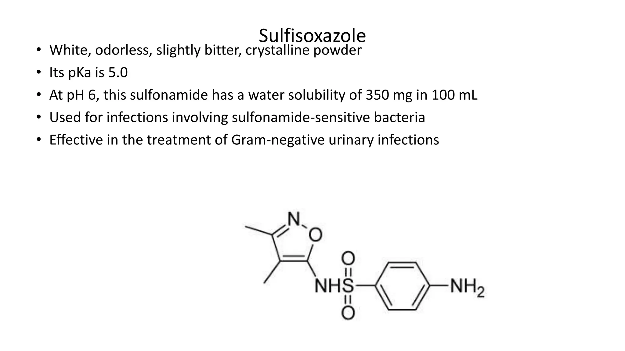 Sulphonamides, Medicinal Chemistry-III, | PPTX